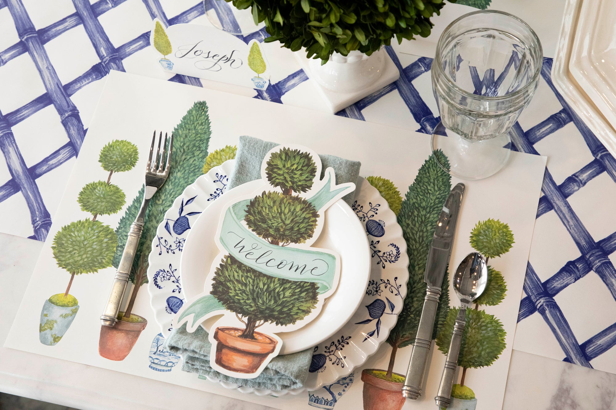 Blue Lattice – Hester & Cook