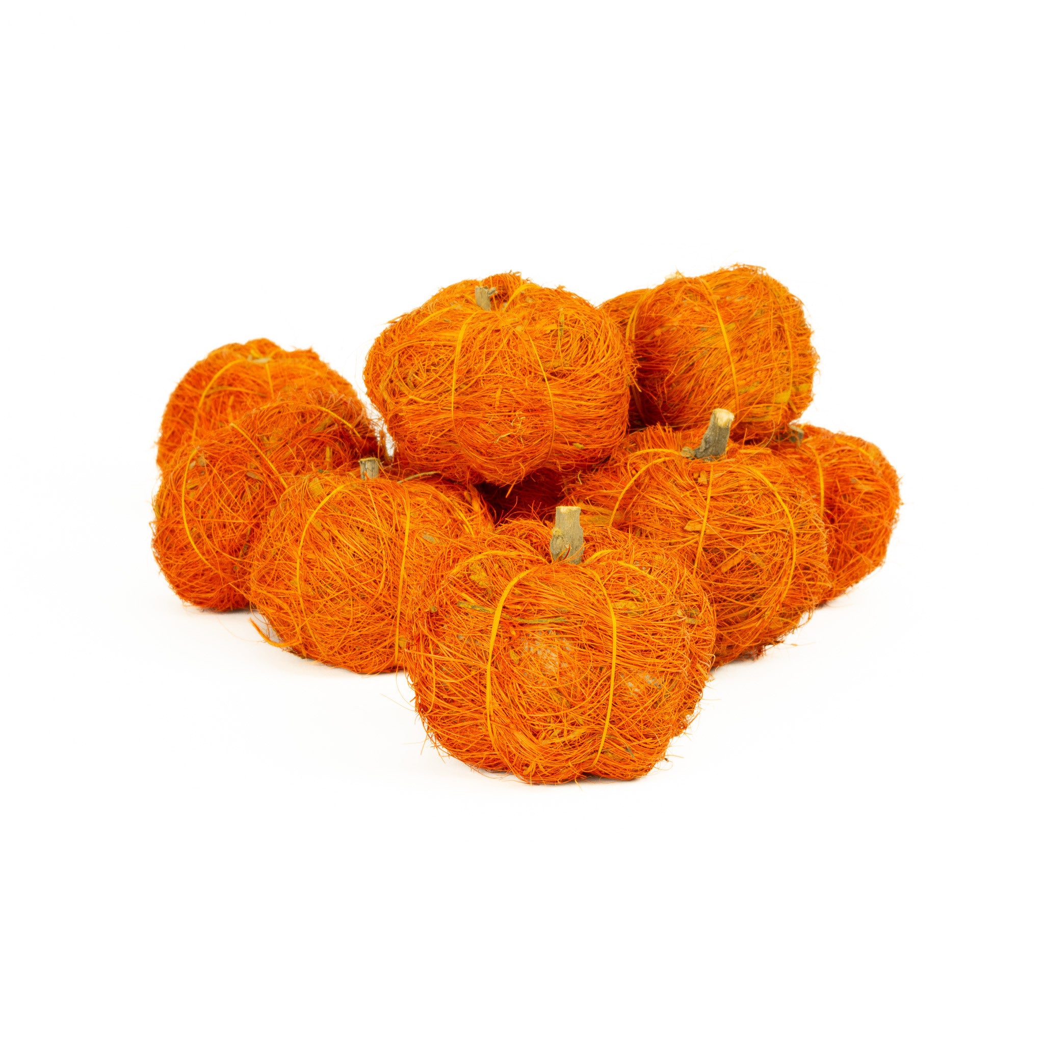 Coco Fiber Pumpkins, Set of 9 – Hester & Cook