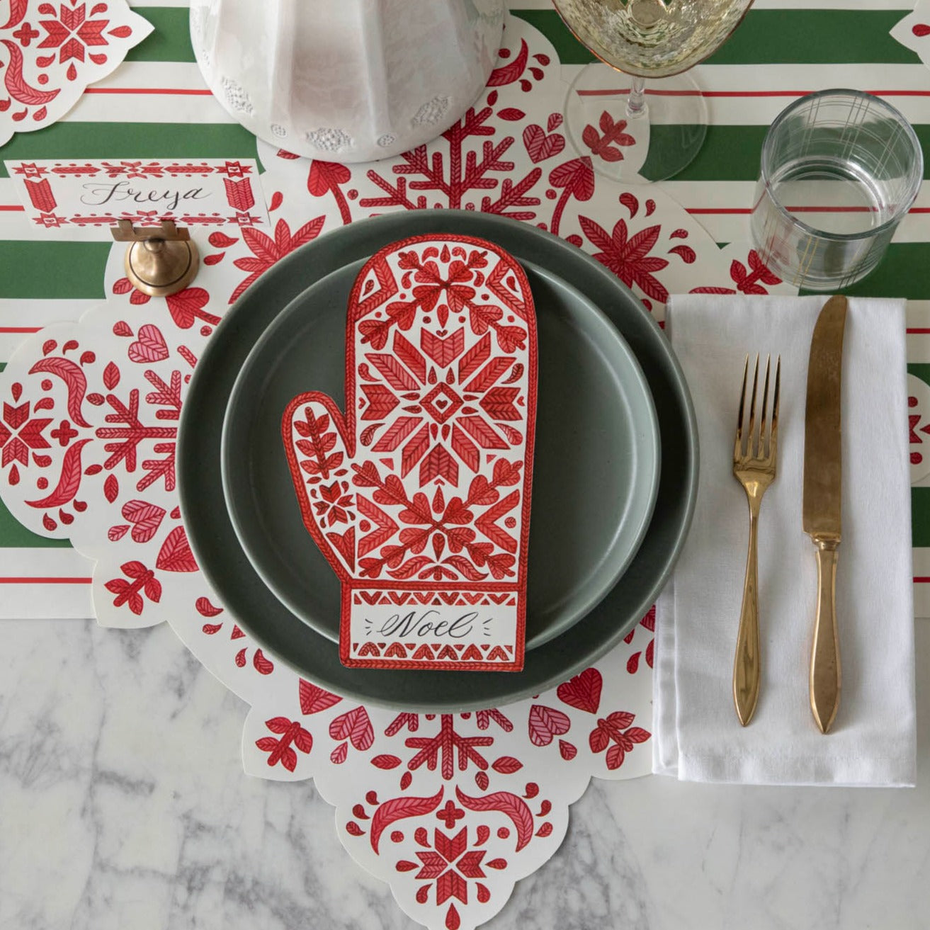 Fair Isle Mitten Table Accent – Hester & Cook