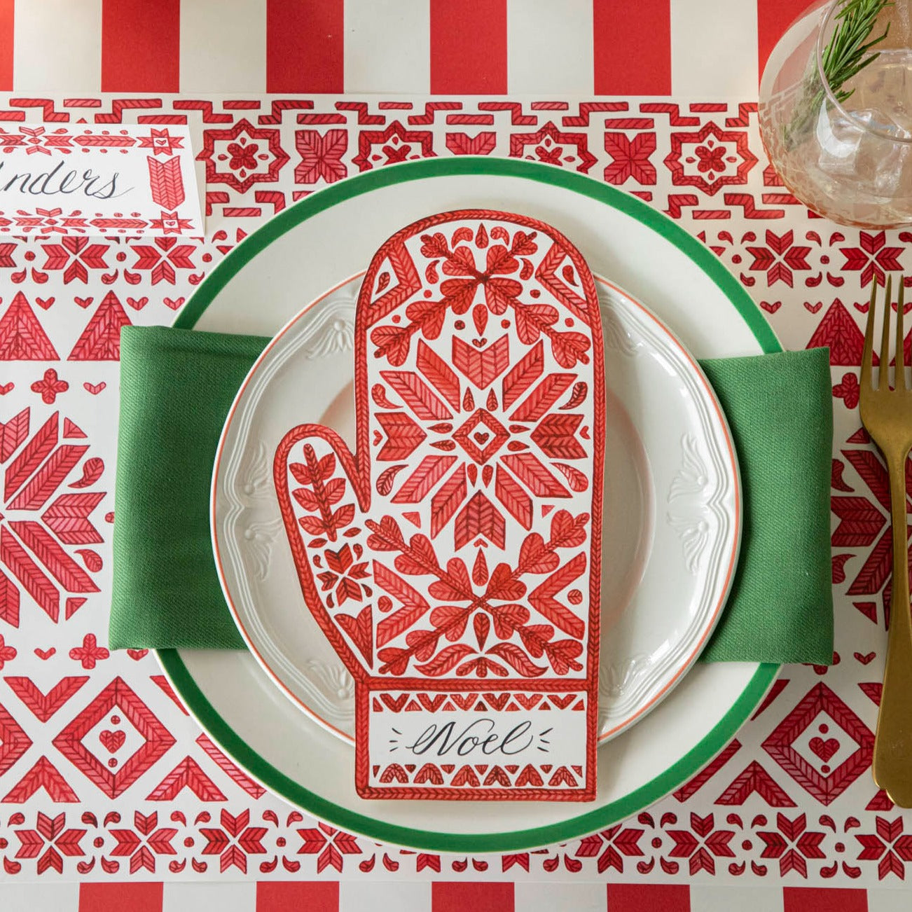 Fair Isle Mitten Table Accent – Hester & Cook
