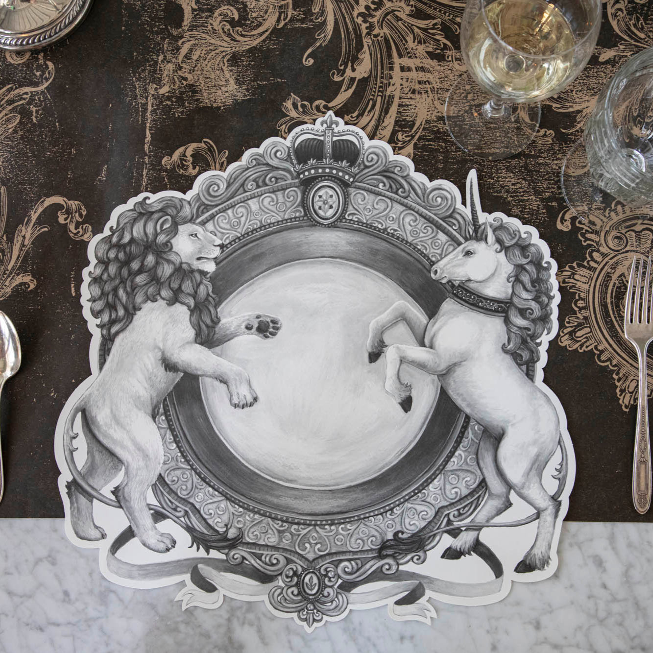 Die-cut H&C Regal Crest Placemat – Hester & Cook
