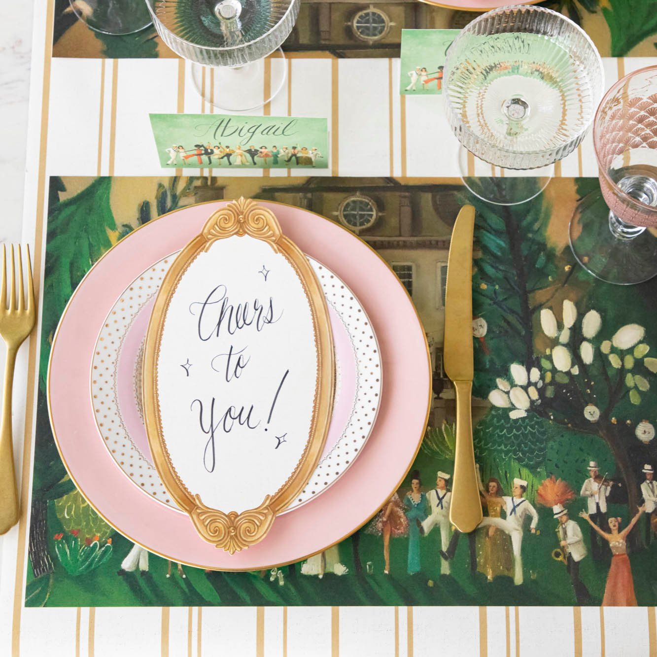 Antique Gold Frame Table Card – Hester & Cook