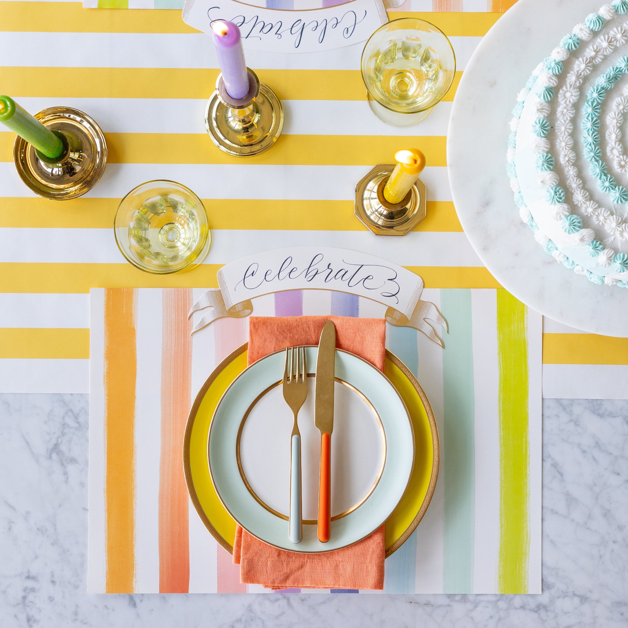 Classic Gold Banner Table Accent – Hester & Cook