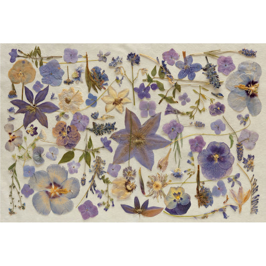 Periwinkle Pressed Petals Placemat – Hester & Cook