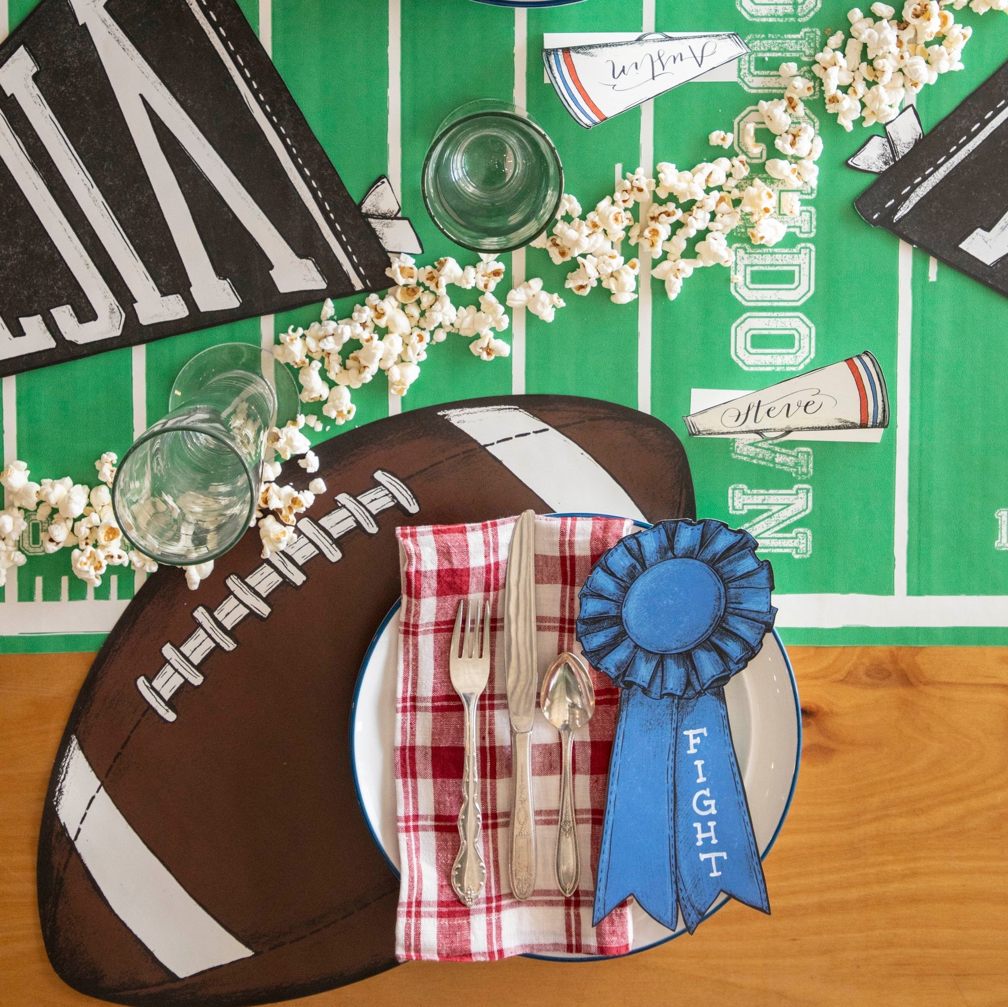 Die-cut Football Placemat – Hester & Cook