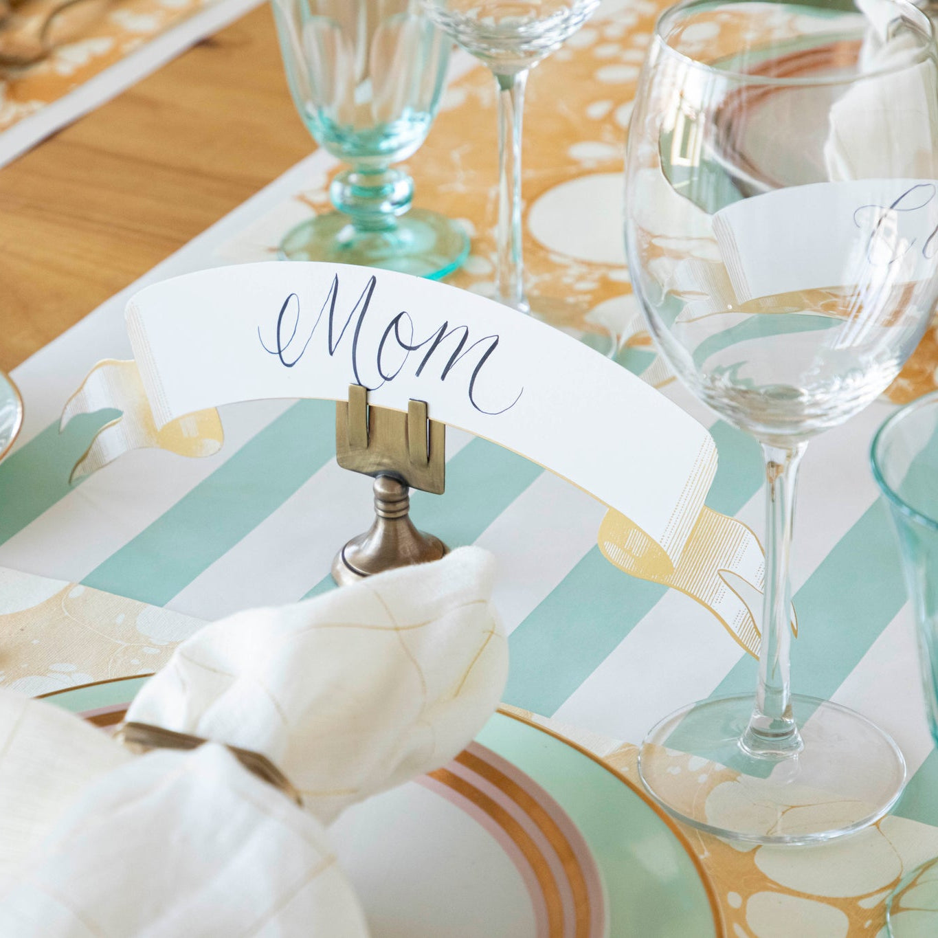 Classic Gold Banner Table Accent – Hester & Cook