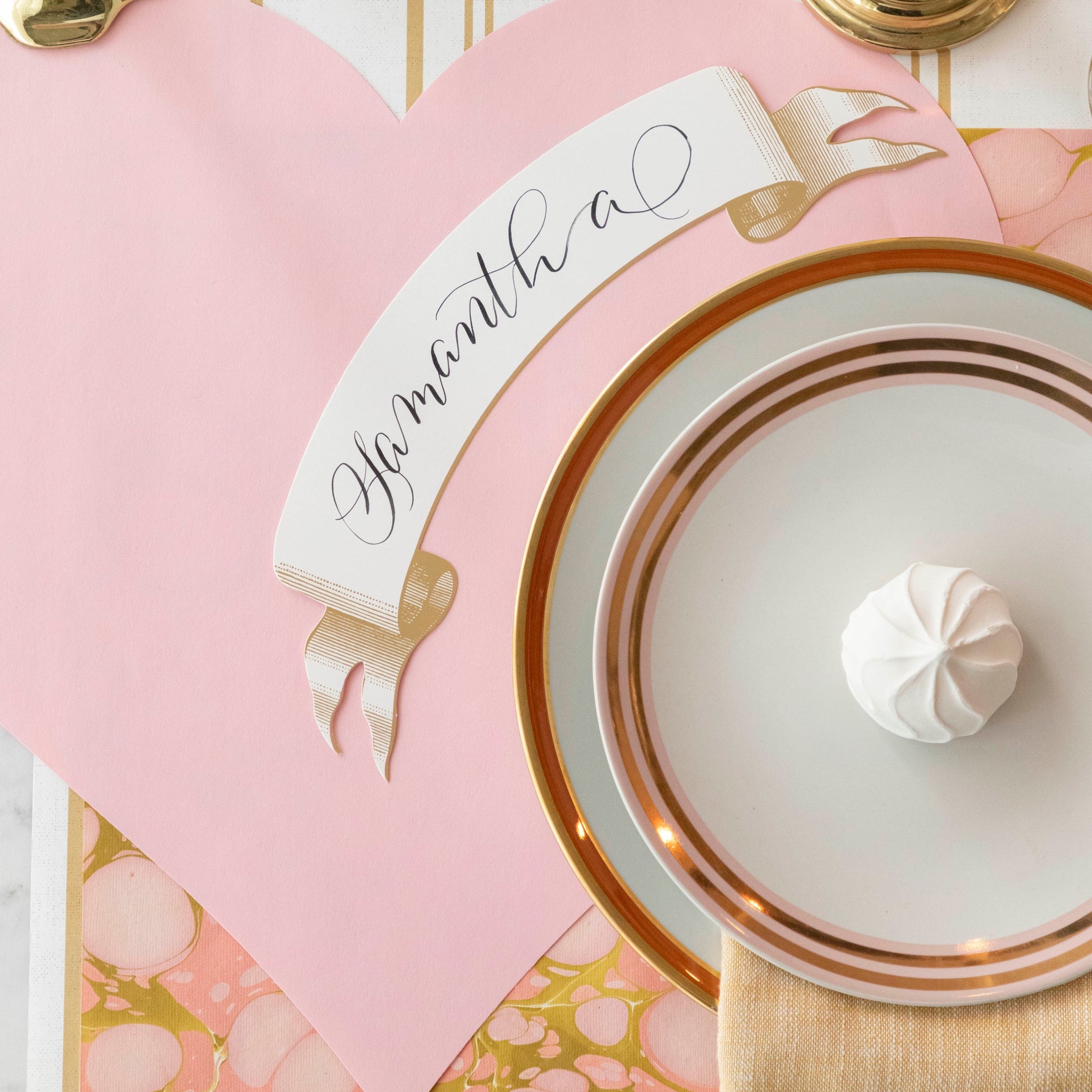 Classic Gold Banner Table Accent – Hester & Cook