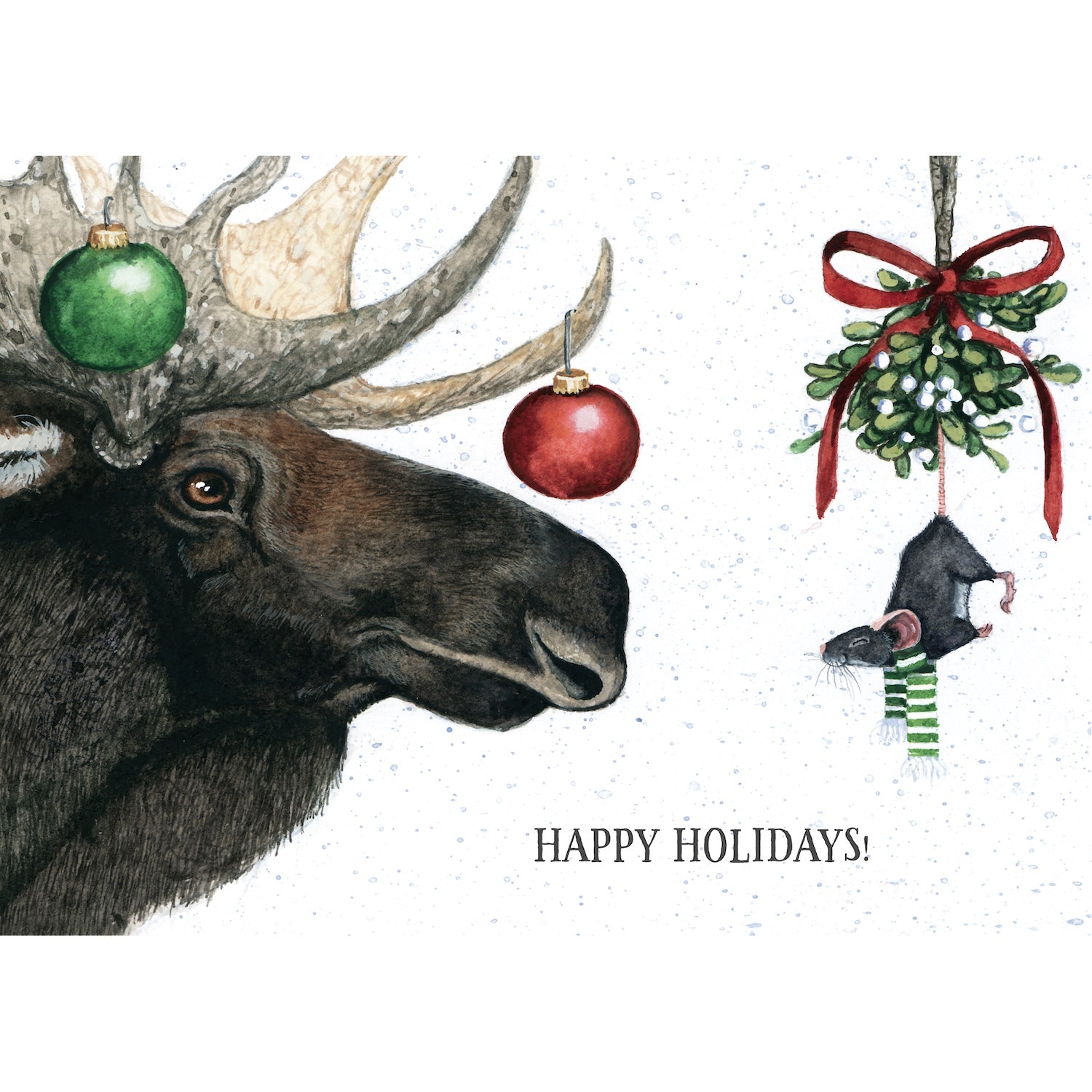 Holiday Moose & Mouse Card – Hester & Cook