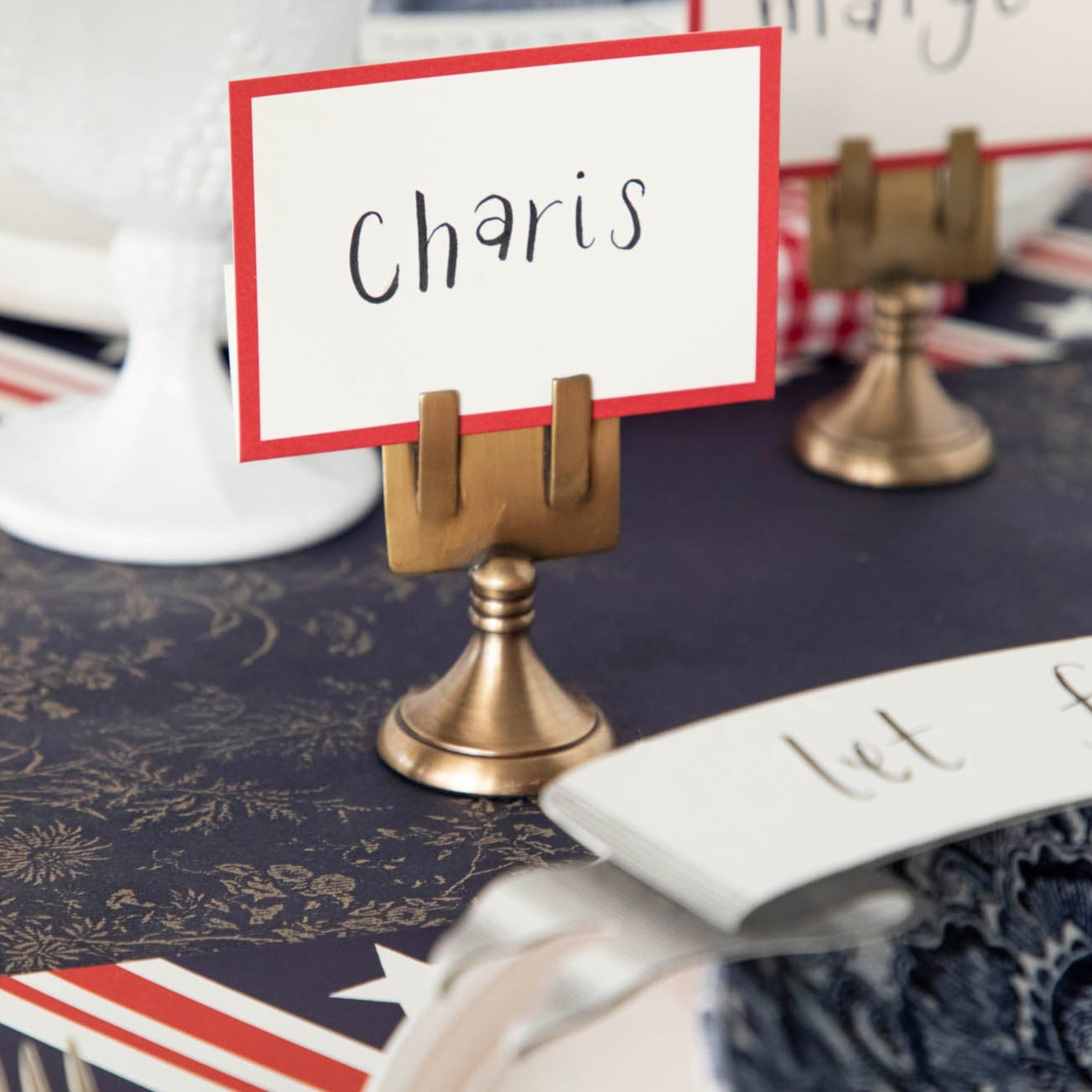 Red Frame Place Card – Hester & Cook