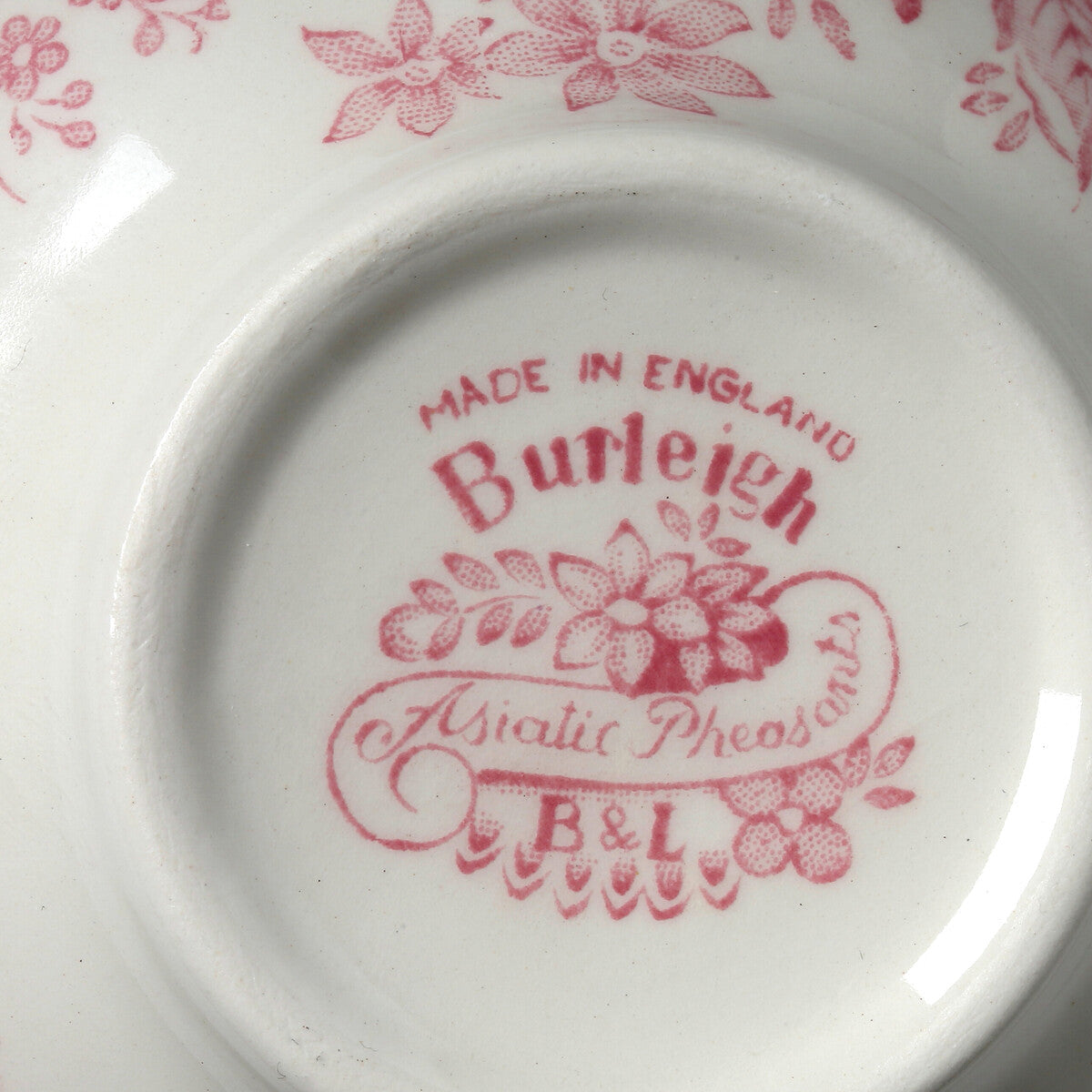 Burleigh Pink Asiatic Pheasants Dinnerware – Hester & Cook