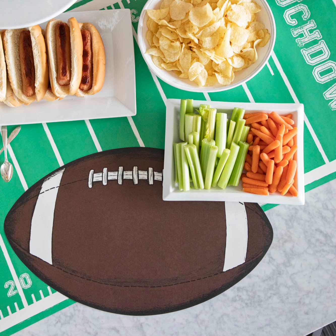 Die-cut Football Placemat – Hester & Cook
