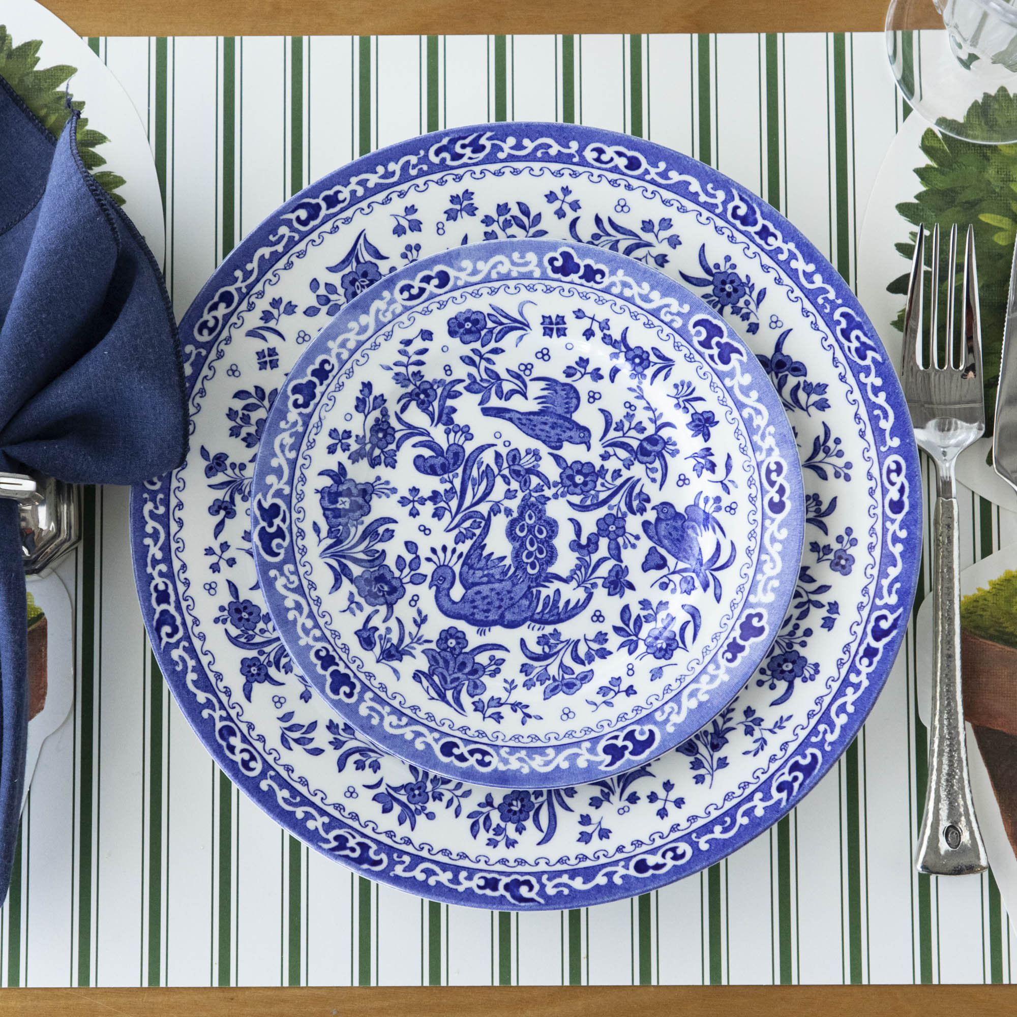 Burleigh Blue Regal Peacock Dinnerware – Hester & Cook