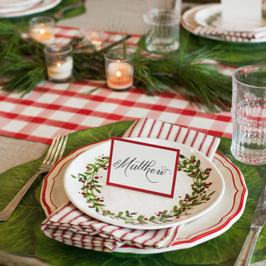 Red Frame Place Card – Hester & Cook